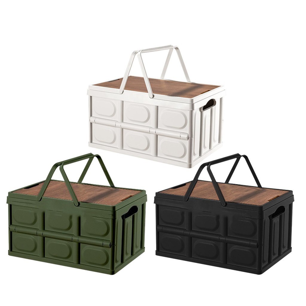 Foldable Storage Crates with Handles Multipurpose Storage Crate for ...