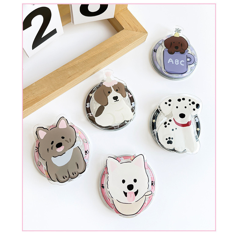 Cute Cartoon Round Magnetic Phone Holder for Magsafe Case and IPhone 16 ...