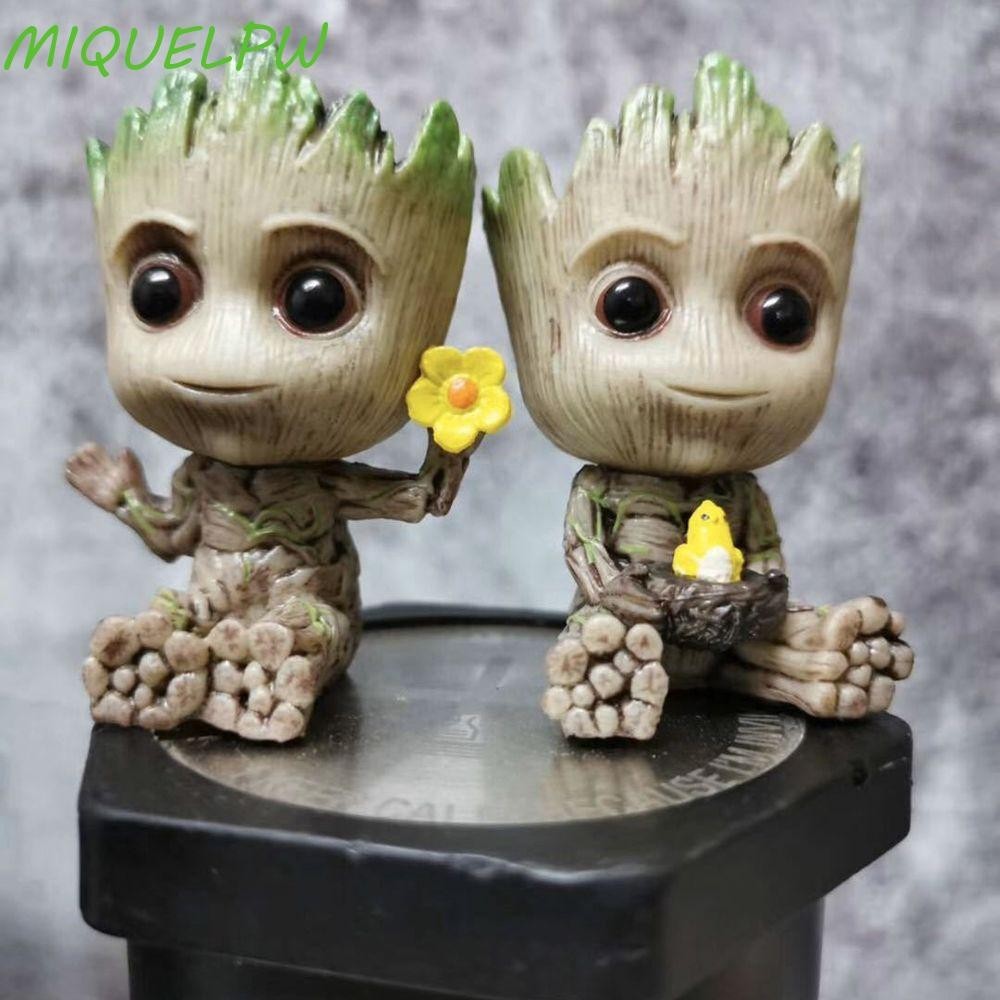 MIQUELPW Groot Action Figure Figure Toys Car Decoration Mini Groot ...