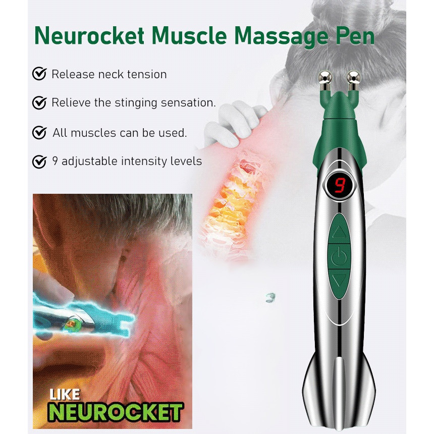 Neurocket Muscle Massage Pen | Shopee Philippines