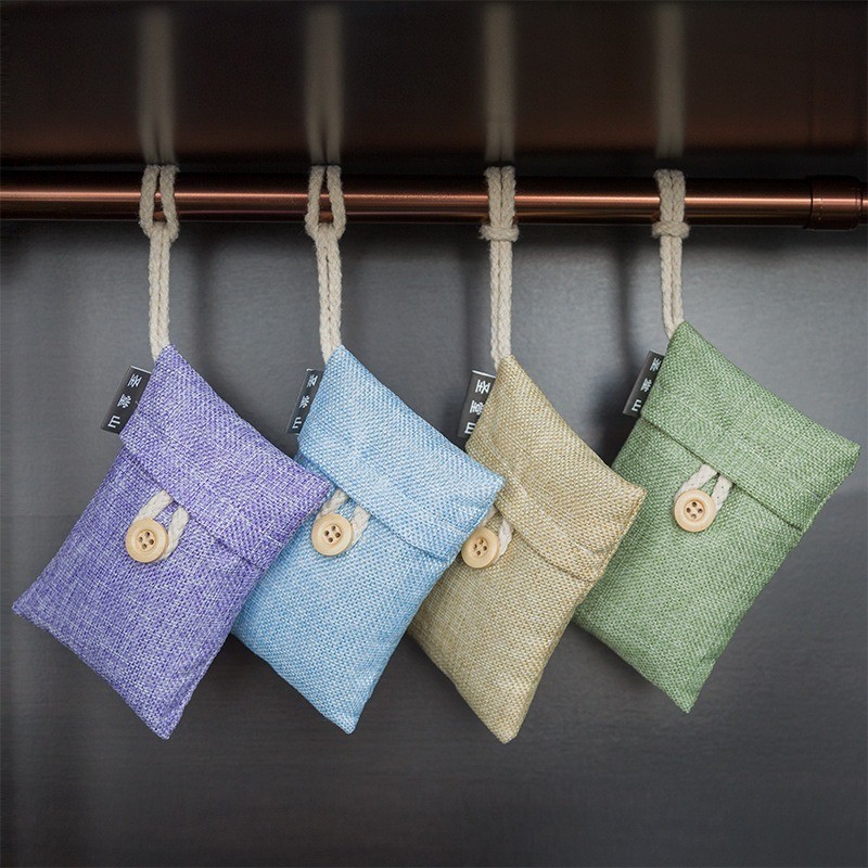 5PCS 100g Activated Bamboo Charcoal Bag Odor Remover Air Purifying Bags ...