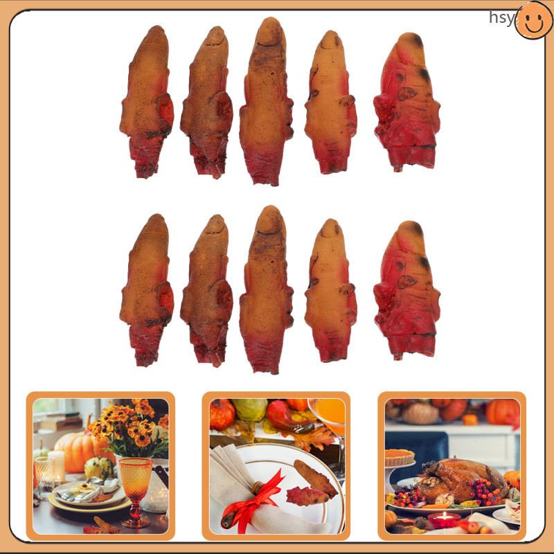 Halloween Party Prop Favor Fake Bloody Finger Supplies Haunted House ...