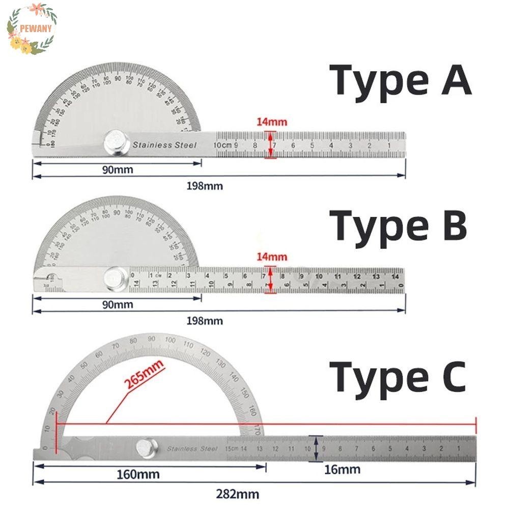 PEWANYZZ Protractor Rotary Measuring Instrument Tools Goniometer ...