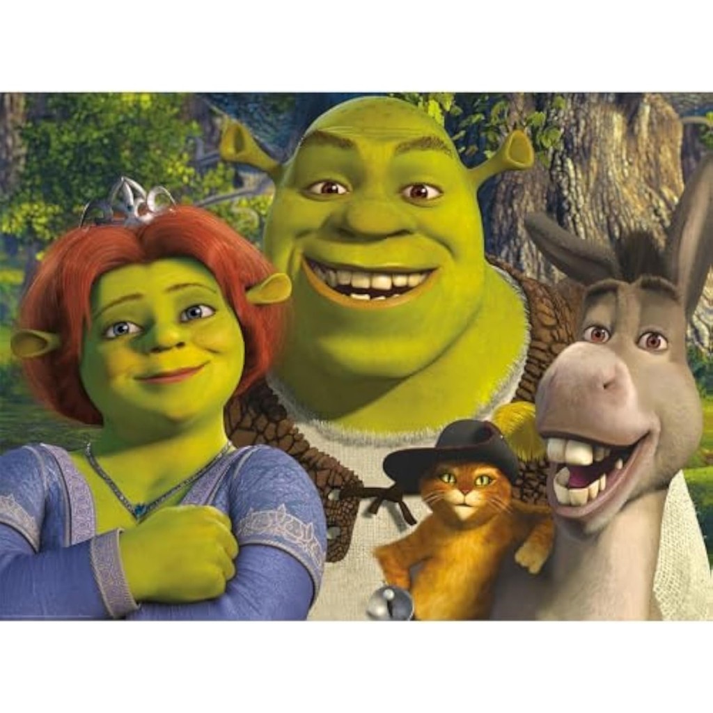 Shrek Family 500pc Puzzle (500 Piece Jigsaw Puzzle) - Glare Free ...