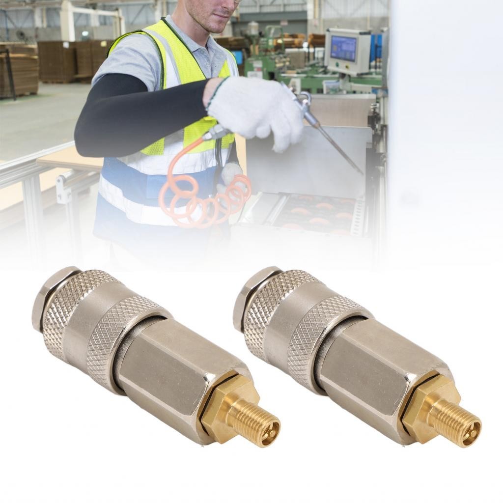 Calinodesign Air Inflator Adapter Long Lasting Steel 1/4 Quick ...