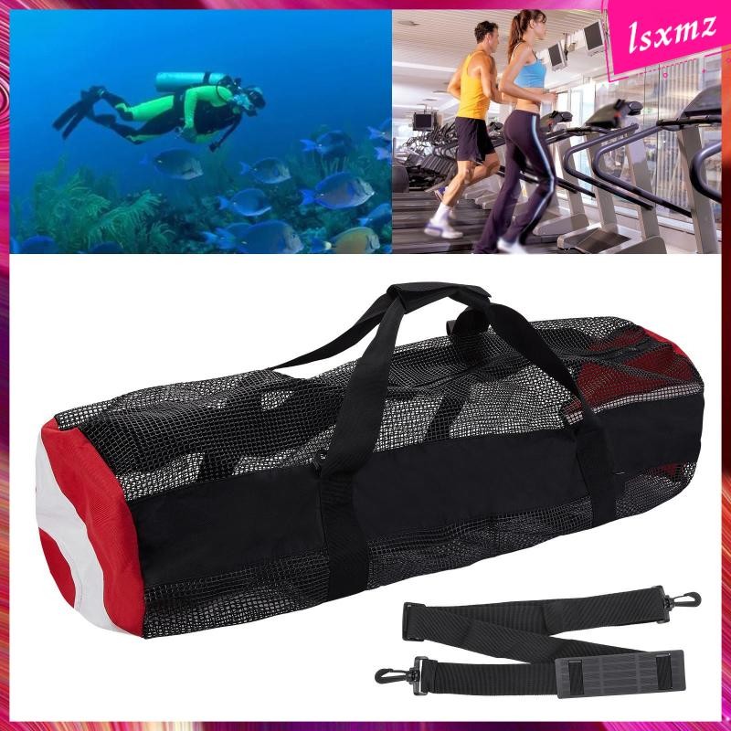 [Lsxmz] Mesh Duffle Bag Scuba Dive with Handle Portable Scuba ...