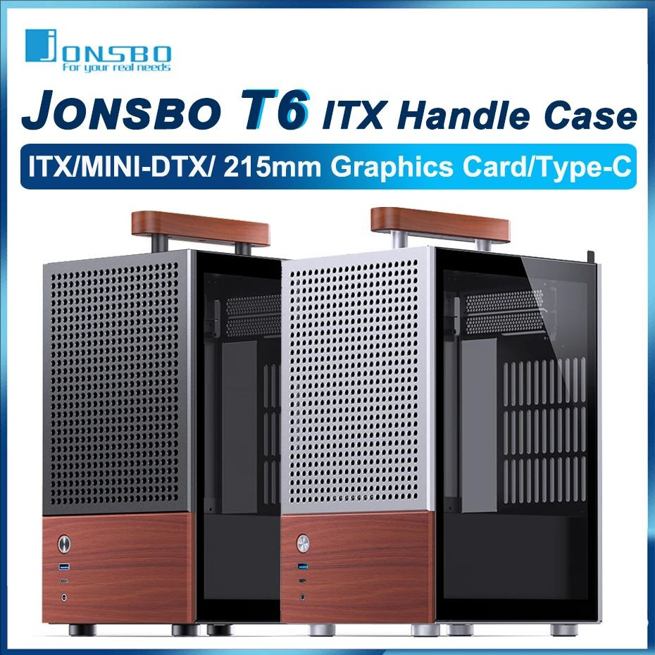 JONSBO T6 ITX Handle Case 3mm Aluminum Alloy Shell Type-C Interface ...