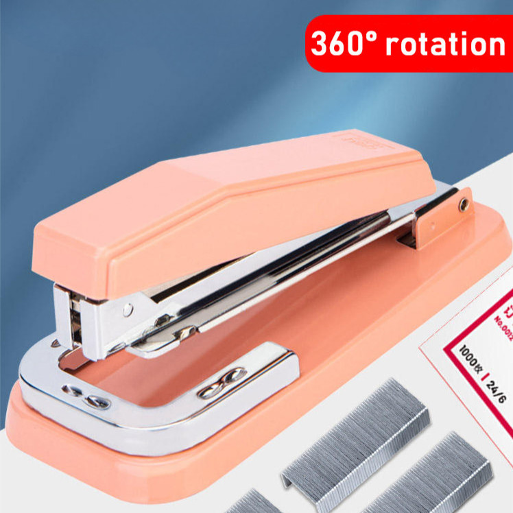 360 Rotation Heavy Duty Staplers Middle Seam Stapler Stapling 50 Sheets ...