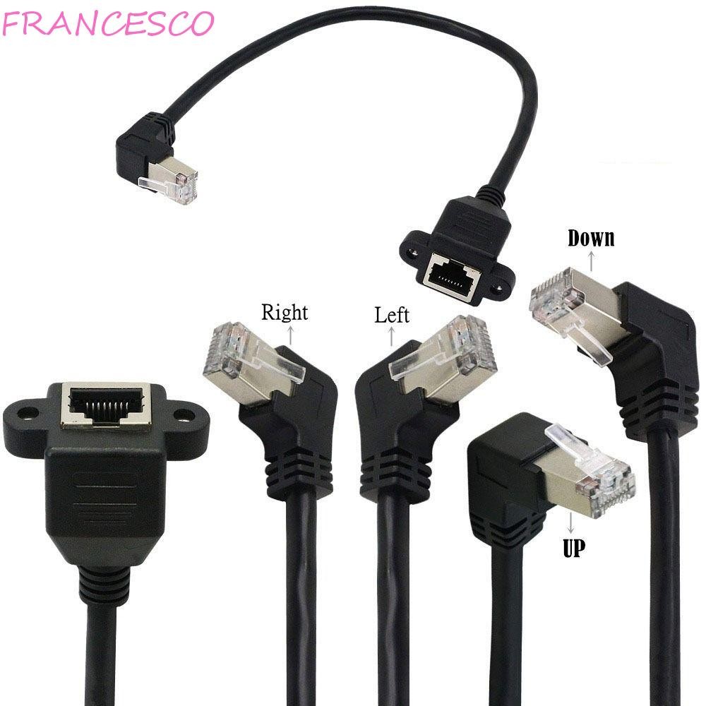 FRANCESCO RJ45 Cable Multiple Angles With Ears With Screw Holes Male To ...