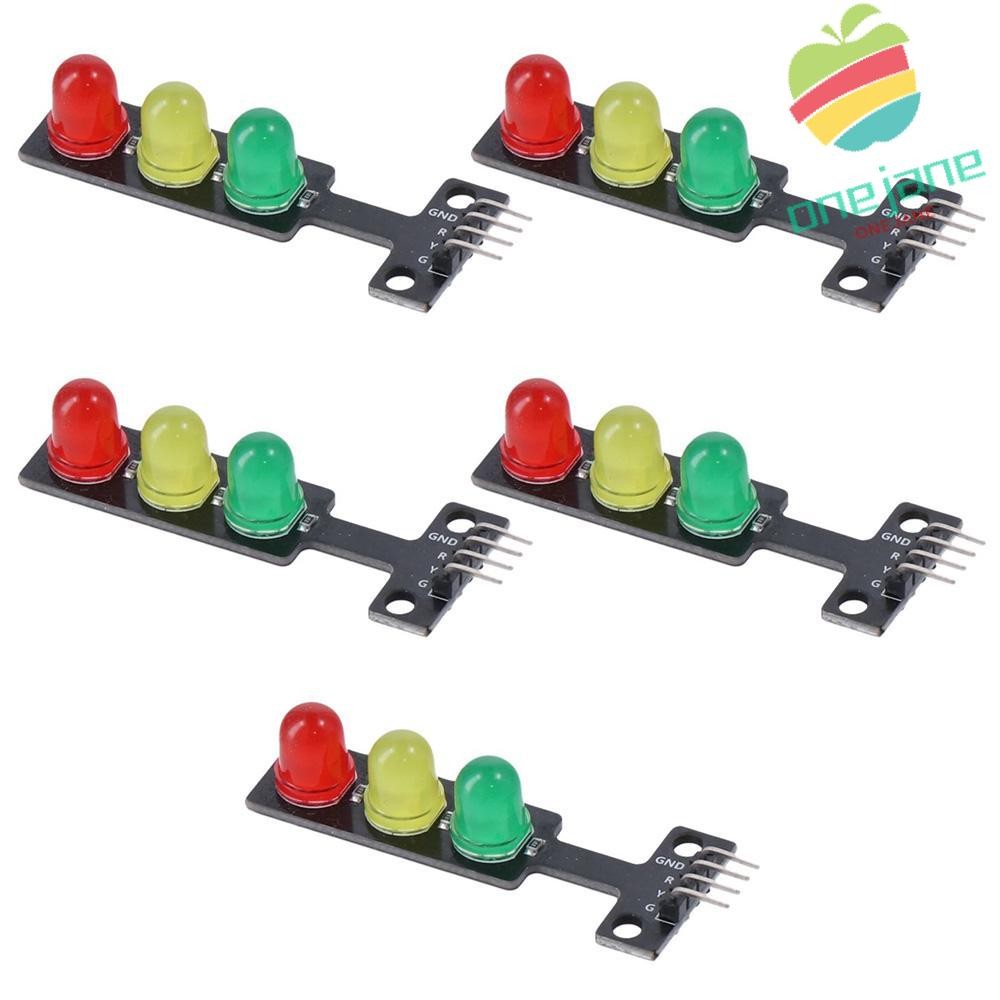 ONE-JANE LED Traffic Light Module, DC 5V Red Yellow Green Traffic Light ...