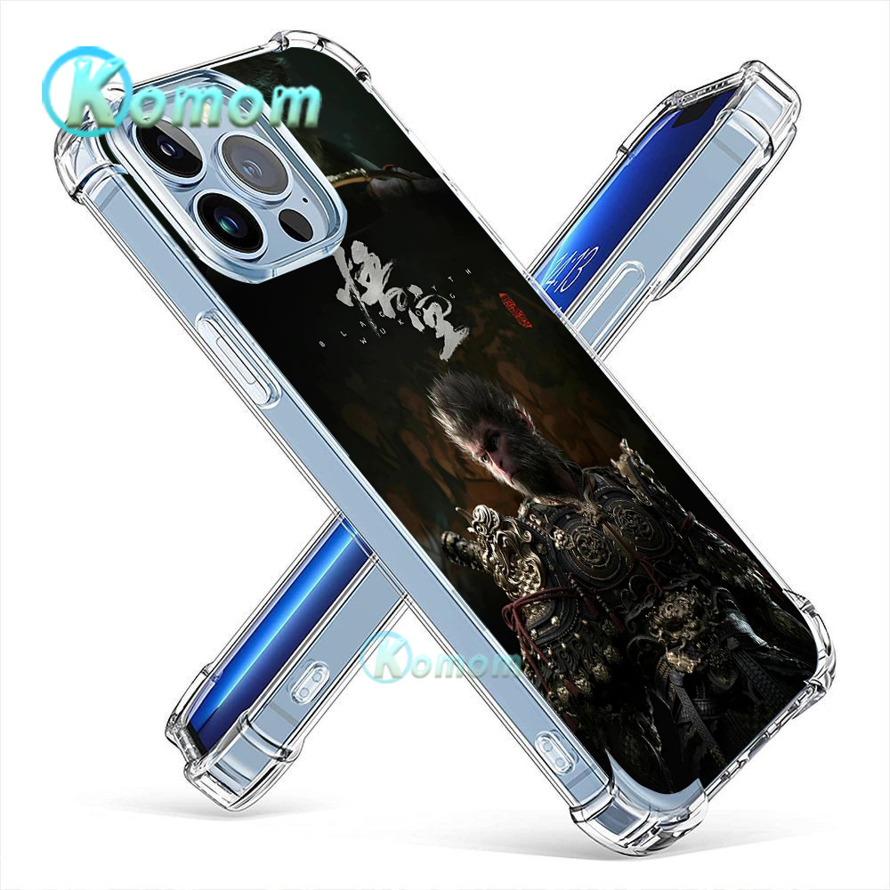 VIVO V27 V27e V25e V25 Pro 5G V23 V23e V21 V21e 4G V19 Neo V17 Transparent Black Myth Wukong ...