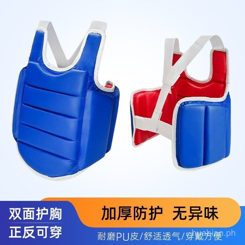 Chest Protector Karate Thickened Adult Boys and Girls Taekwondo Oxford ...
