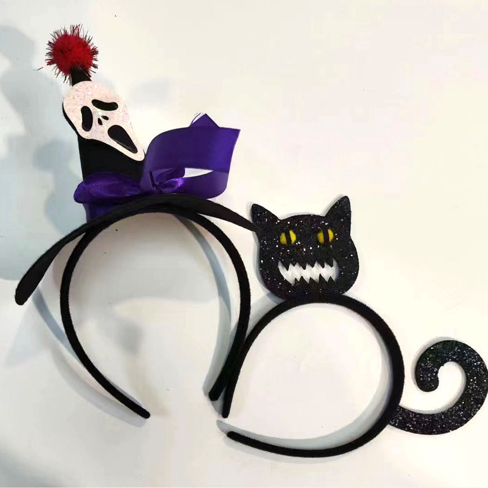 Halloween Funny Headband Pumpkin Ghost Horror Masquerade Quirky ...