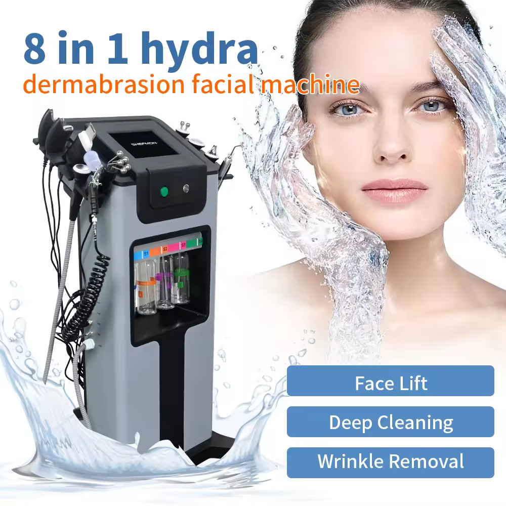 8 In 1 Mult-Functional Hydro Aqua Peeling Facial Machine Lift Skin ...