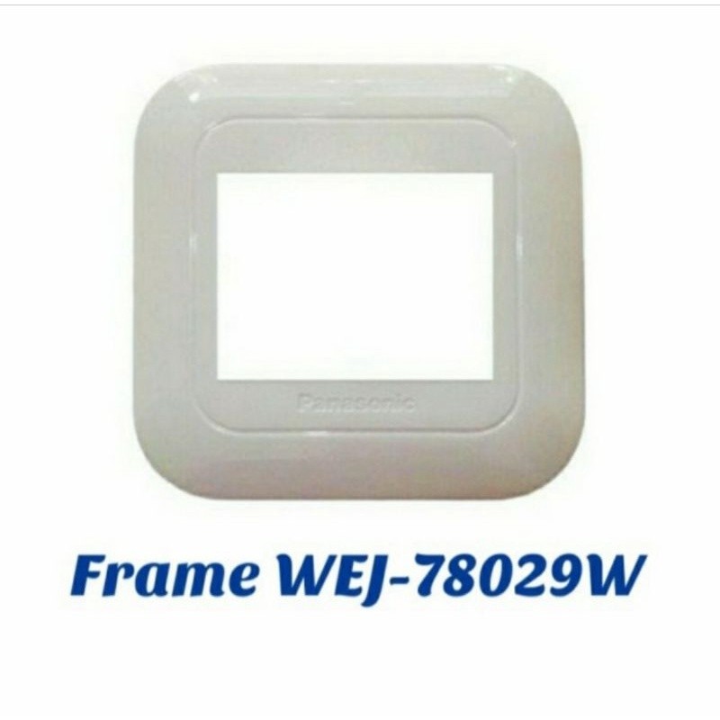 PUTIH Panasonic White Switch FRAME 1GANG 2DEVICE WEJ78029W | Shopee ...