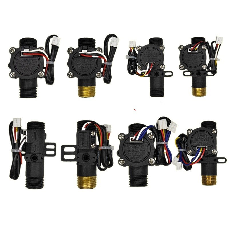 Quick-heating instant electric water heater water flow sensor three ...