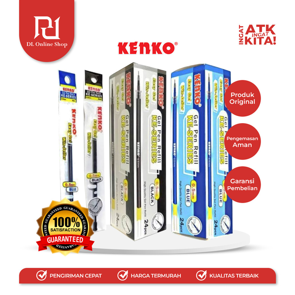 Kenko GEL PEN FILL/ REFILL EASY GEL (1PACK/ 24PCS) | Shopee Philippines