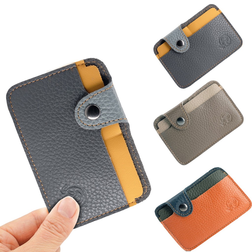 1 PC Head Layer Drivers License Bag Bank ID Card Case Wallet Bus Pocket ...