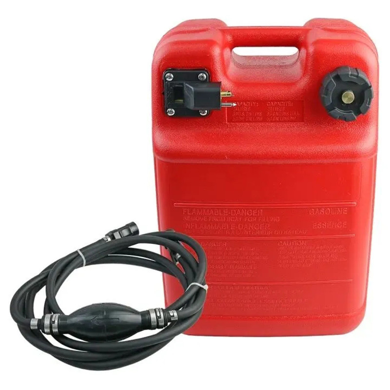 24L Portable Boat Fuel Tank Yacht Engine Marine Oil Box With Connector ...