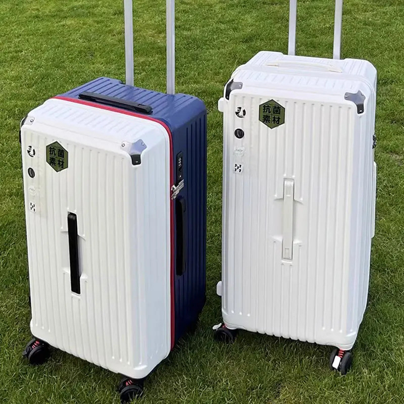 Five Wheels Large Capacity Suitcase,Brake Rectangular Luggage Travel ...