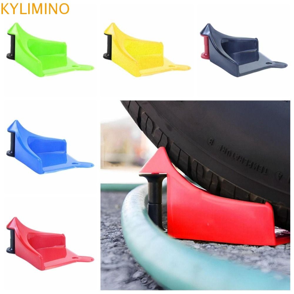 KYLIMINO Car Wheel Tire Blocker, PP Anti-winder Wire Car Wheel Hose ...