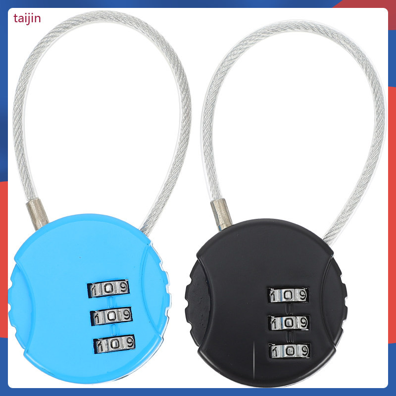 Lock Combination for Locker Padlock 3 Luggage Password Locks with Code ...