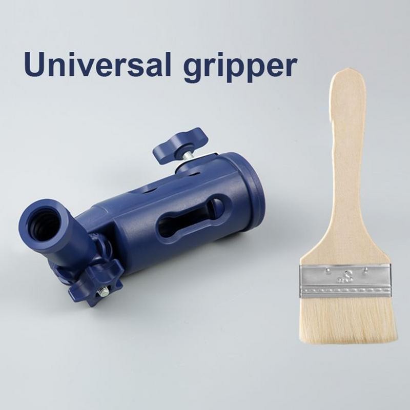 Paint Brush Extender Paint Roller Extension Pole Clamping Tool ...