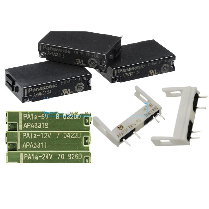 Panasonic Panasonic Relays APAN 3124 3112 3105 PA1A-12V 5V APA831 PS ...