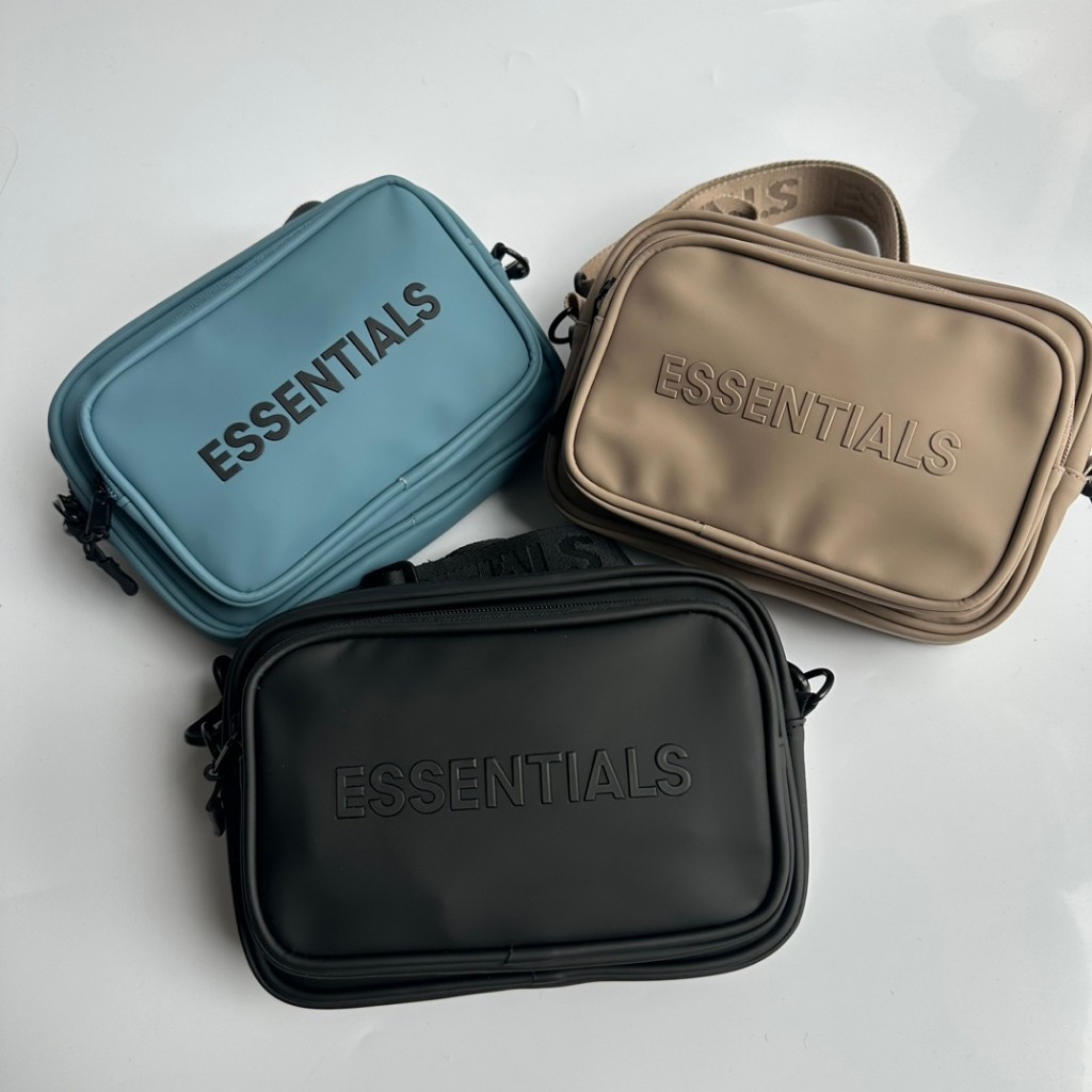 ESSENTIALS Sling Shoulder Bag FOG FEAR OF GOD Crossbody PU Leather ...