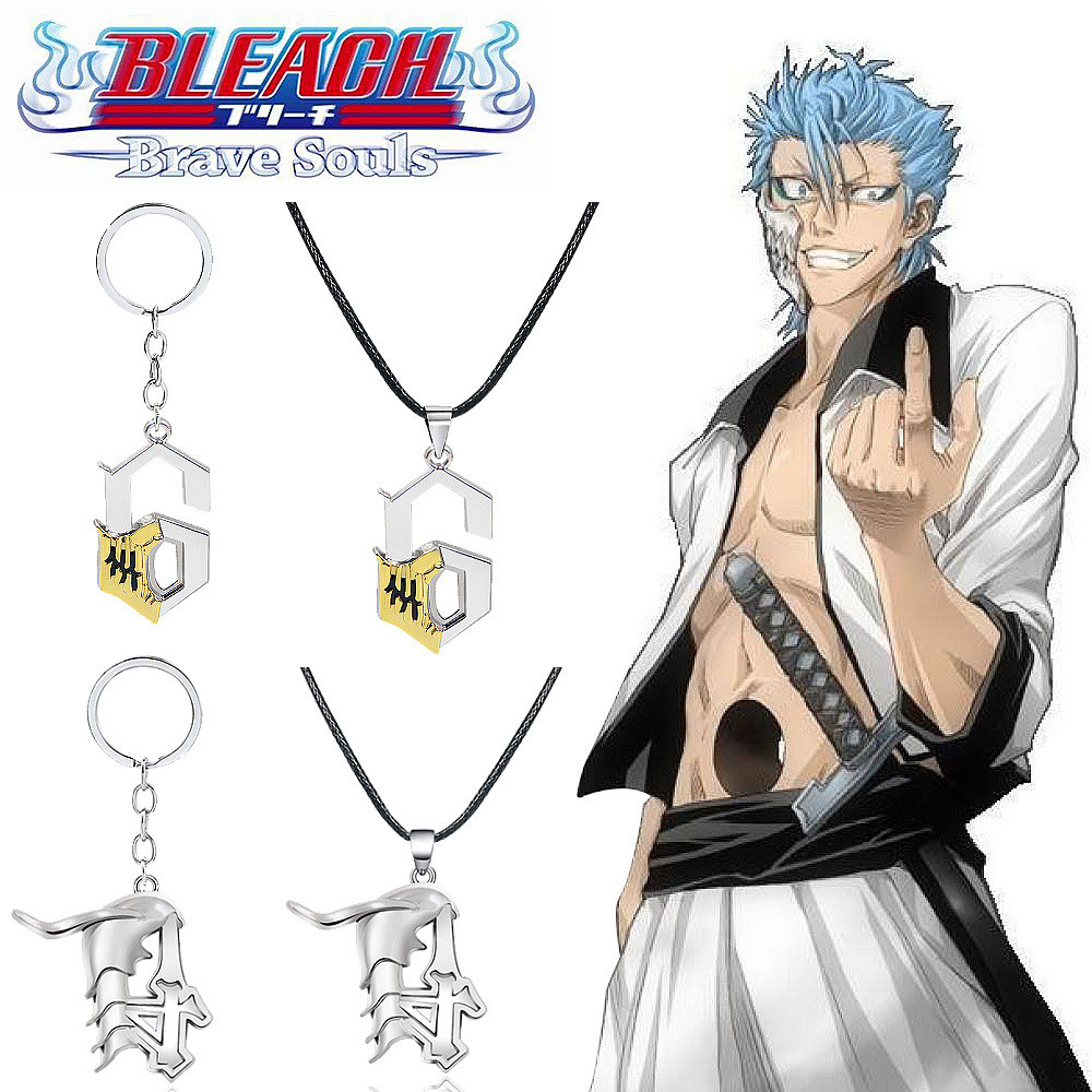Anime Bleach Ulquiorra Cifer Mask Necklace Fashion Kurosaki Ichigo ...