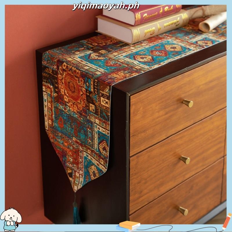 Bohemian Table Runner Cloth Cotton Modern Table Runners 4 6 8 Seaters ...