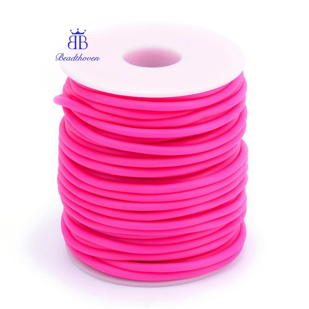 PVC Tubular Cord 25m Roll 1 Roll 3mm Hollow PVC Tubular Rubber Cord ...