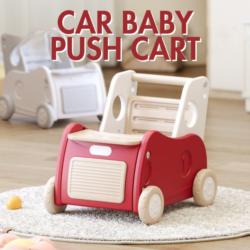 BYJ Car Baby Push Cart Kids Stroller Walker Shopping Cart | Shopee ...