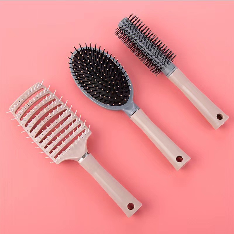 Fashion Big Curved Comb Curly Hair Fluffy Styling Comb Air Cushion Hair ...