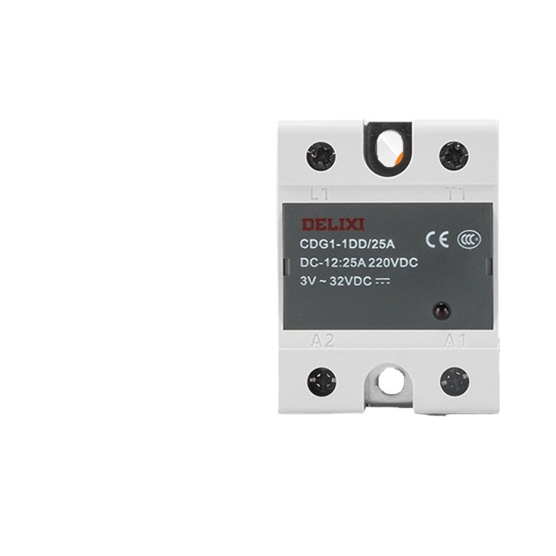 Delixi single-phase solid state relay CDG1-1DD/25A SSR dc-dc25A DC controlled DC | Shopee ...