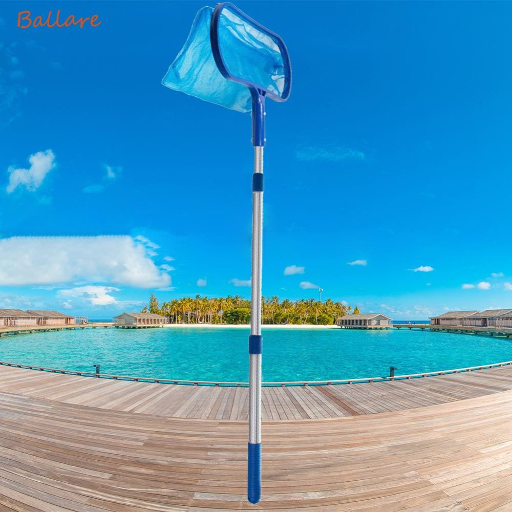 Swimming Pool Skimmer Net with Telescopic Pole Pool Ponds Cleaning Leaf ...