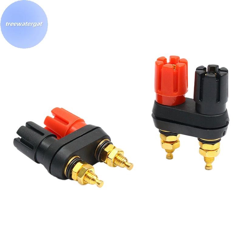 TEGAT Speaker Banana Plug Terminal Connector Banana Socket Dual Female ...