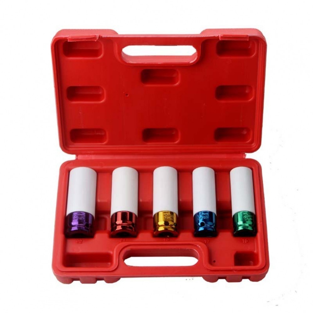 Socket 15-22mm Impact Resistance Metal Wheel Nut Deep Impact Socket ...