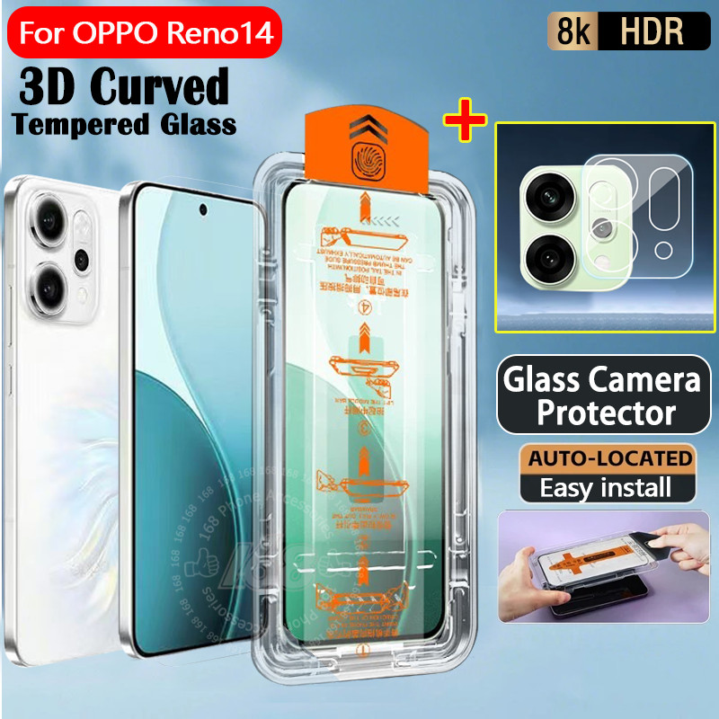 OPPO Reno 14F 14 5G Tempered Glass OPPO Reno 14 Pro Screen Protector ...