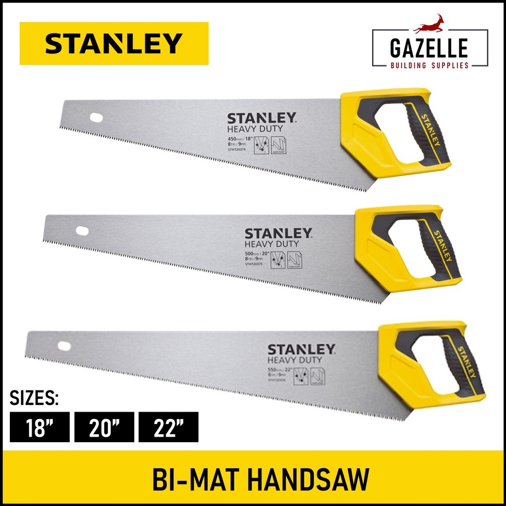 Stanley Handsaw Bi Material - 18 / 20 / 22 inch | Shopee Philippines
