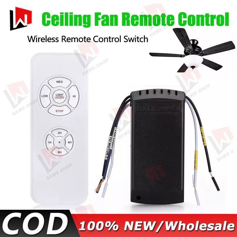 Universal Ceiling Fan Remote Control Kit Replacement for Ceiling Fan ...