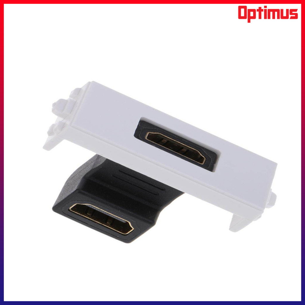 Optimus Depot Optimus HDMI Wall Outlet 23x36mm Back Side HDMI L Socket ...