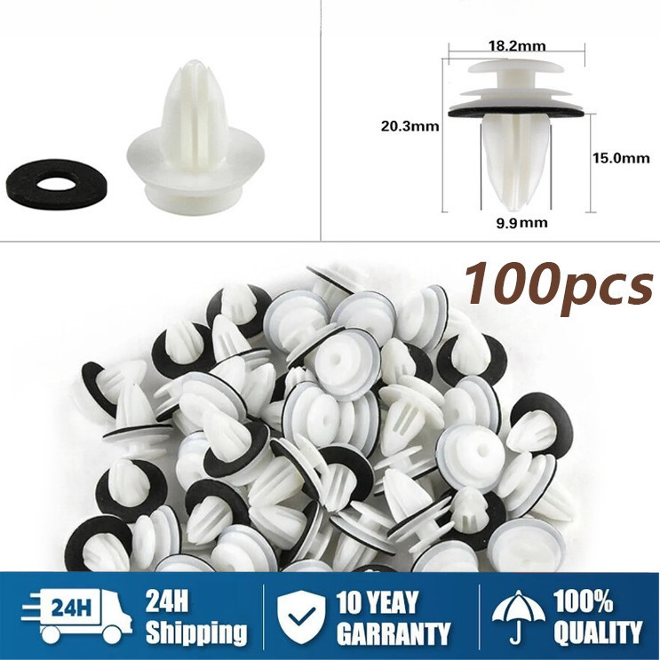 [Free Shipping] 100pcs Car Door Panel Retainer with Seal Ring Door Trim ...