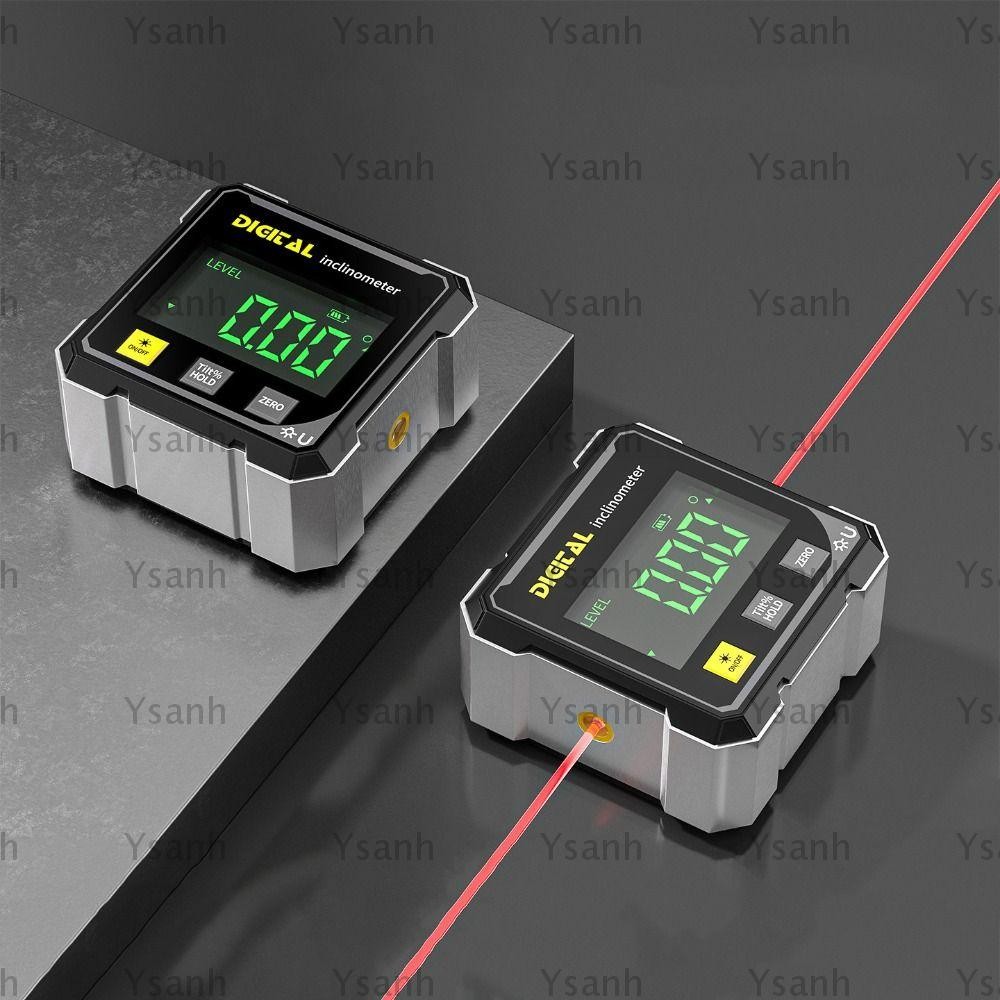 YSANH Double Sided Laser Inclinometer, Multifunctional Four Sided ...