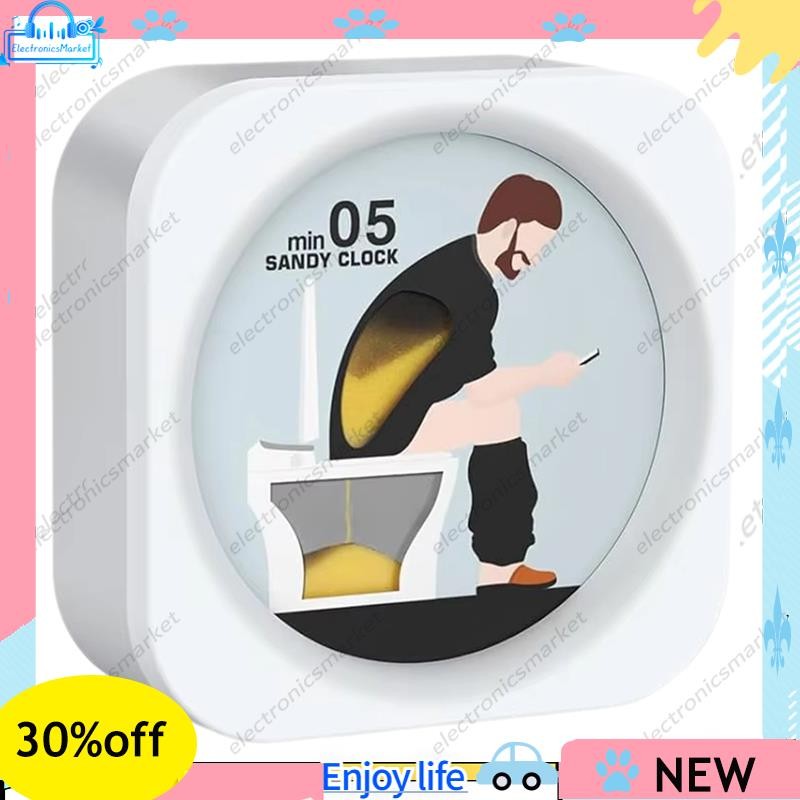 【On sales E】Toilet Hourglass Timer 5 Minute Restroom Sand Clock Time ...