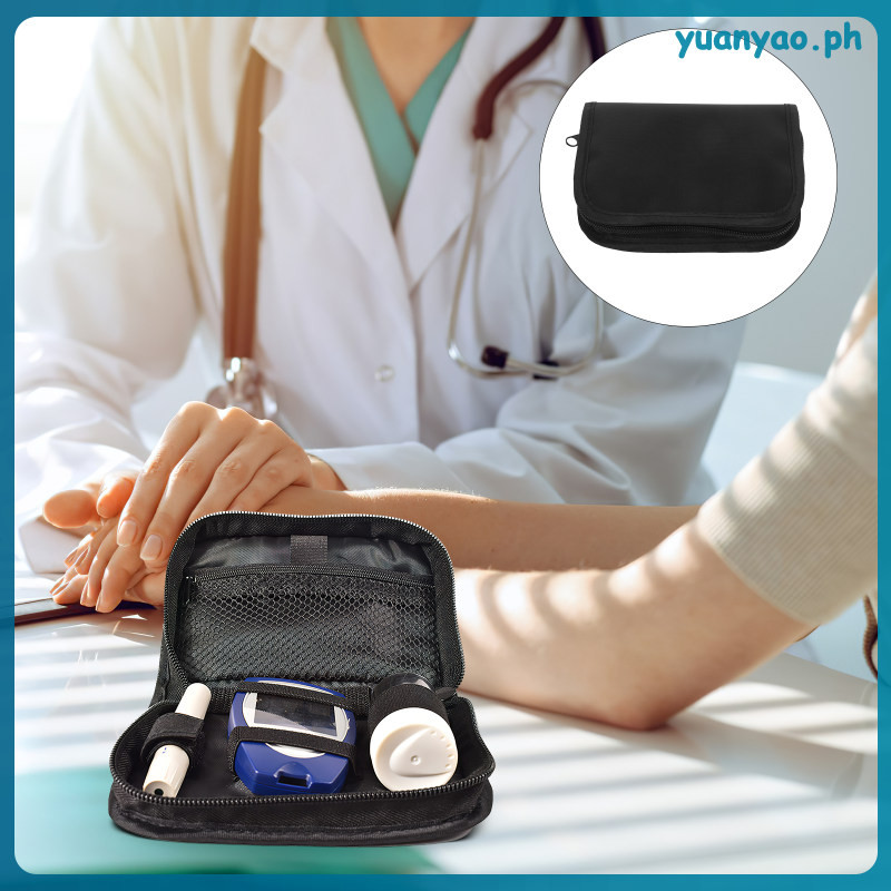 Blood Glucose Meter Storage Bag Diabetes Travel Diabetic Bags for ...