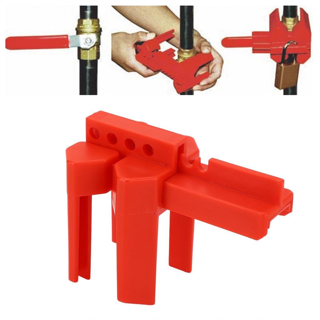Ball Valve Lockout Device Adjustable Pipe Safety Lock Shutdown ...