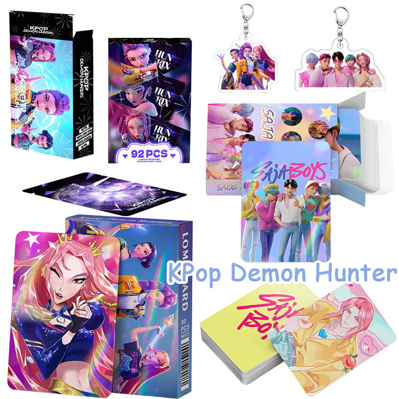 KPop Demon Hunters 92pcs Saja Boys Photocard Collections Rumi Jinu Holographic Card | Shopee ...