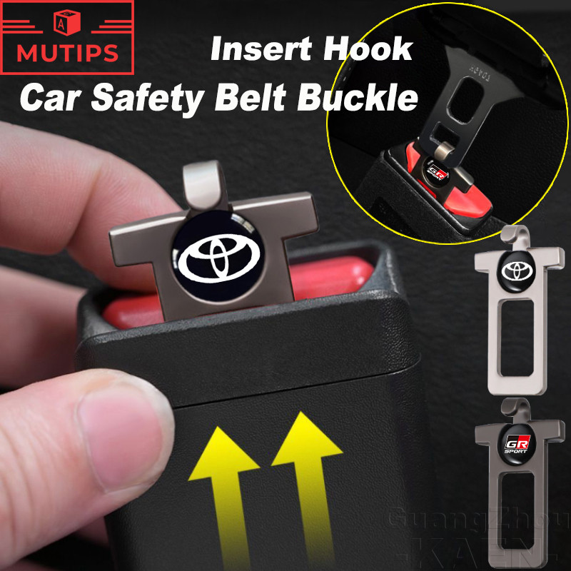 Toyota Car Safety Belt Buckle Insert Hook Alloy Seat Belt Alarm ...