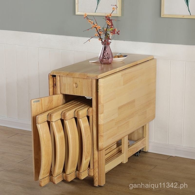 ++[FREE SHIPPING]Dining table set Folding table dining chair set ...
